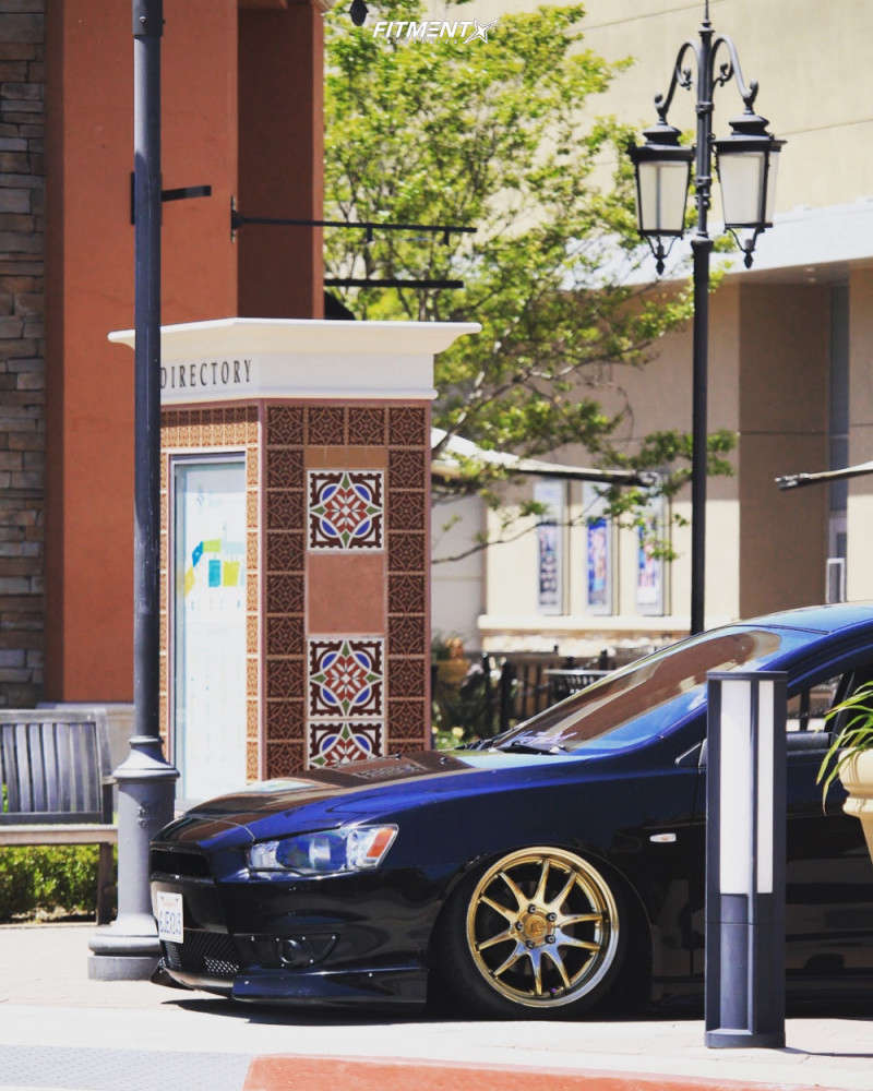 2008 Mitsubishi Lancer GTS with 18x9.5 Aodhan DS02 and Nitto 215x35 on ...