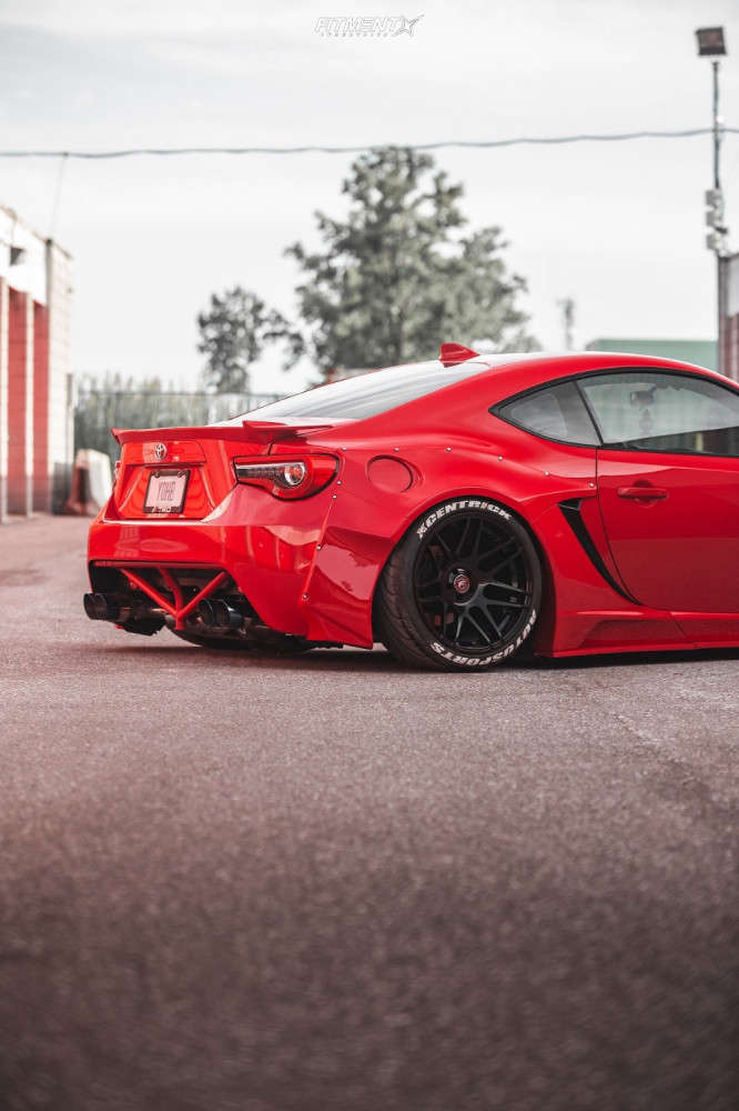 2015 Scion FR-S Base with 18x9.5 Forgestar F14 and Federal 245x35 on Air Suspension | 1240879 ...