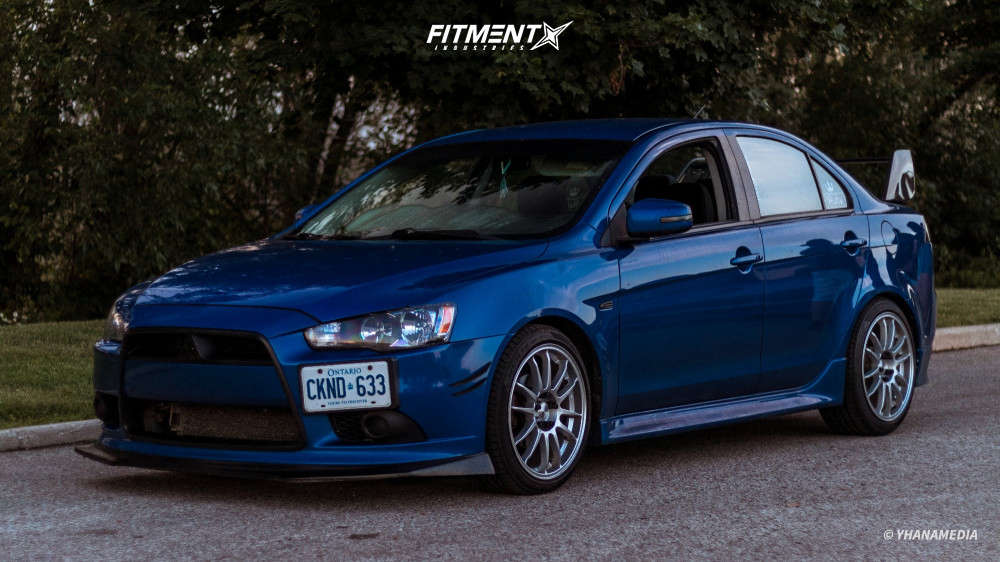 2015 Mitsubishi Lancer ES with 18x8 OZ Racing Superleggera and Pirelli ...