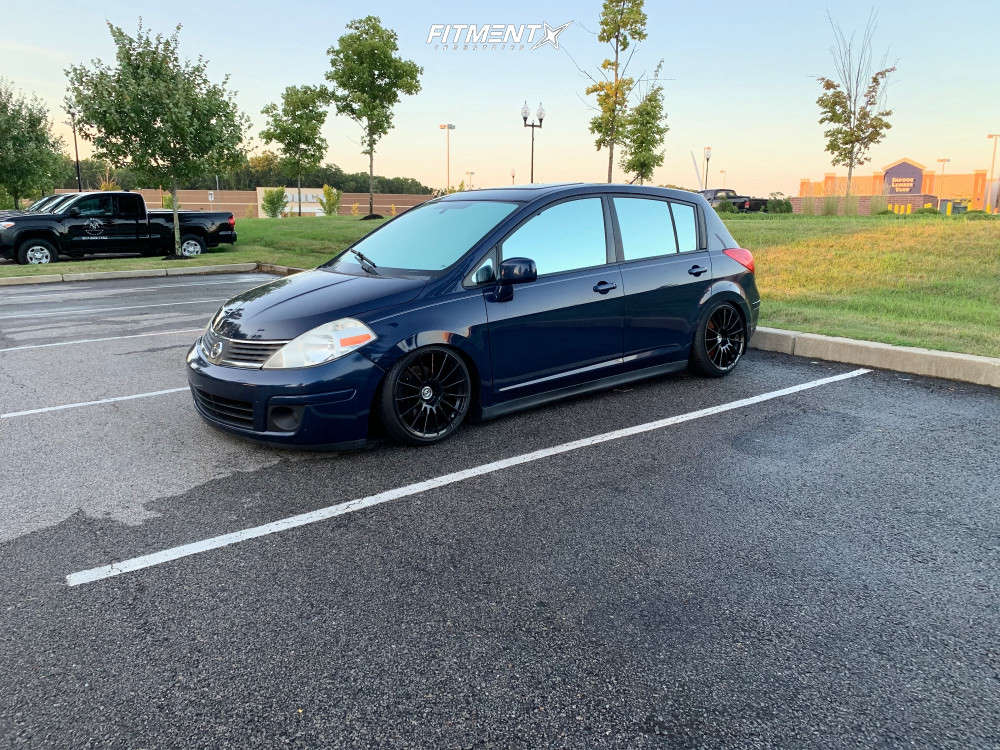 Nissan Versa Note Black Rims