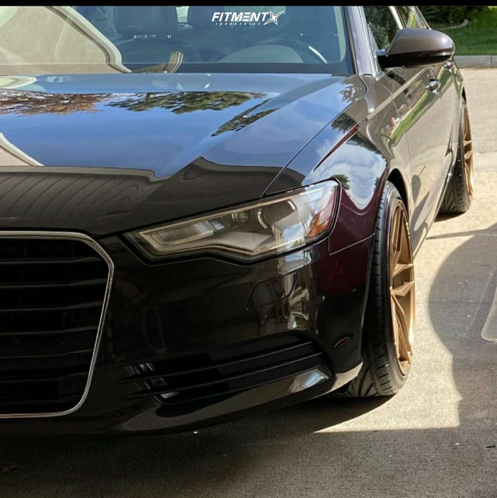 2012 Audi A6 Quattro Premium Plus with 20x10 Ferrada F8-FR8 and Toyo Tires 265x35 on Stock ...