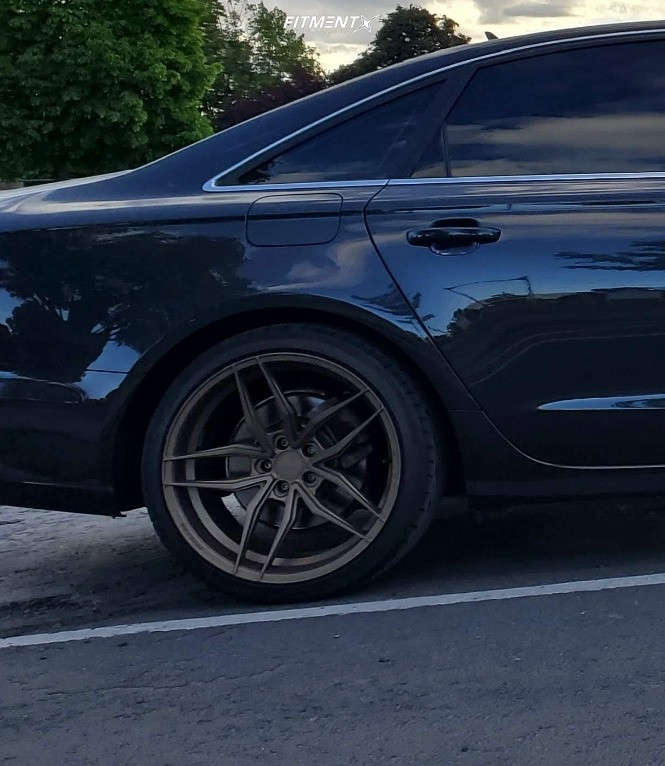 2012 Audi A6 Quattro Premium Plus with 20x10 Ferrada F8-FR8 and Toyo Tires 265x35 on Stock ...