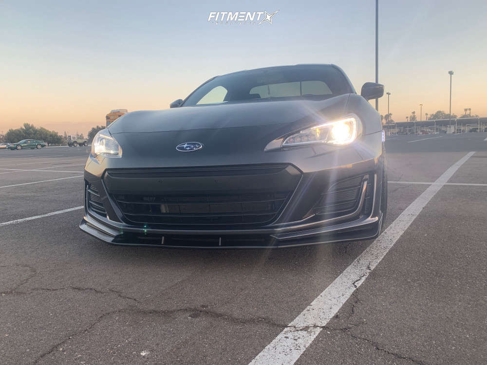 2019 Subaru BRZ Limited with 18x9.5 AVID1 AV20 and Michelin 225x40 on Lowering Springs | 1243713 ...