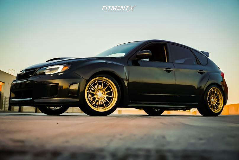 2014 Subaru WRX Base with 18x9.5 Enkei NT03M and Pirelli 265x35 on ...
