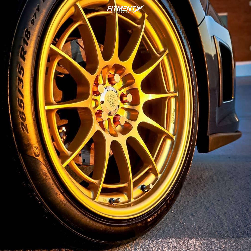 2014 Subaru WRX Base with 18x9.5 Enkei NT03M and Pirelli 265x35 on ...