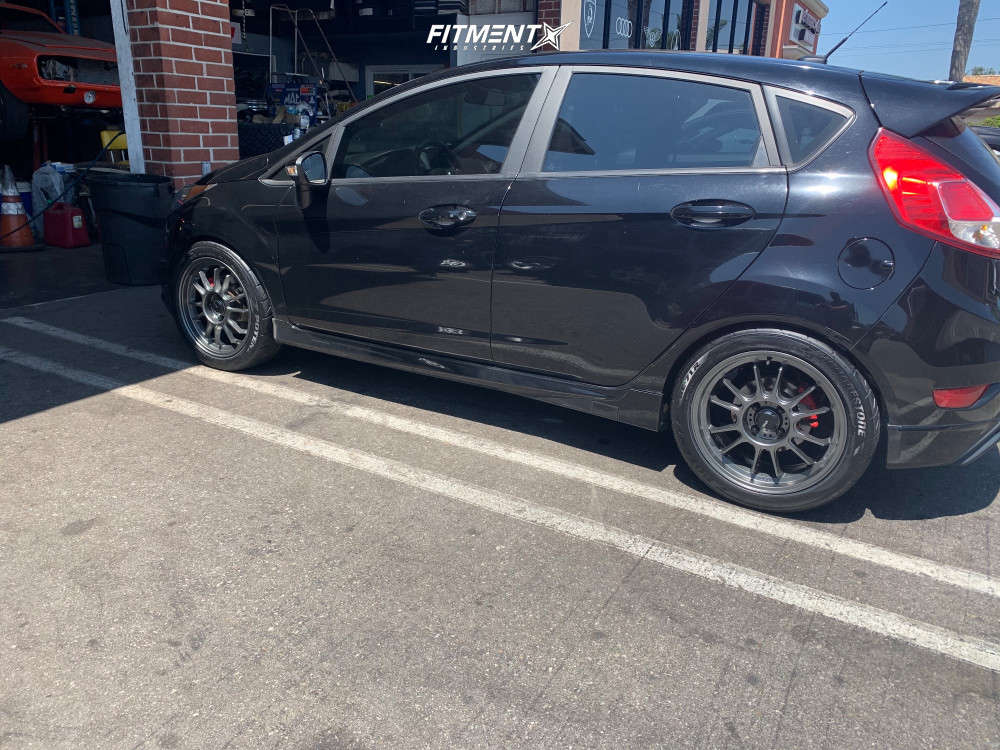 2016 Ford Fiesta ST with 17x8 Konig Hypergram and Bridgestone 225x45 on ...