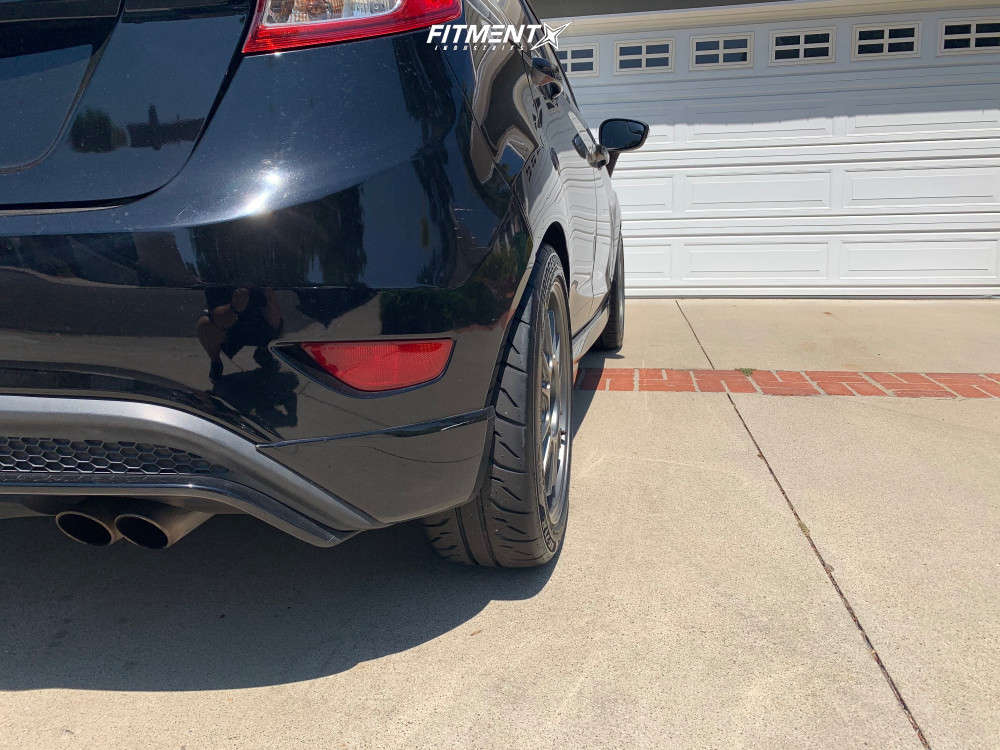 2016 Ford Fiesta ST with 17x8 Konig Hypergram and Bridgestone 225x45 on ...