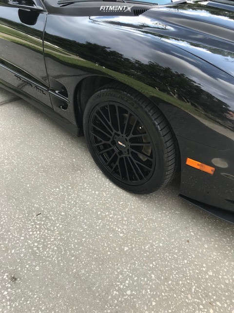 2001 Pontiac Firebird Trans Am with 18x9 Cray Astoria and Continental ...