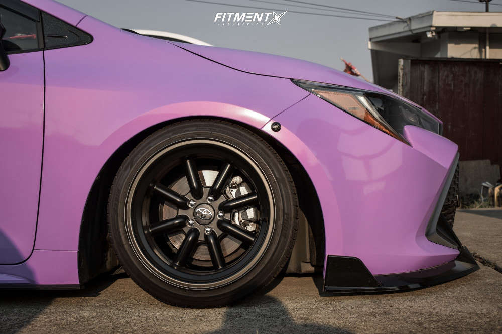 2019 Toyota Corolla XSE with 16x9 Watanabe Rs and Rapid 195x45 on ...