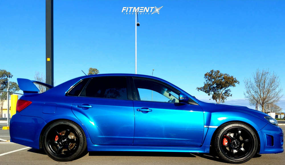 2011 Subaru WRX Base with 18x8.5 Rays Engineering 57DR and Michelin ...
