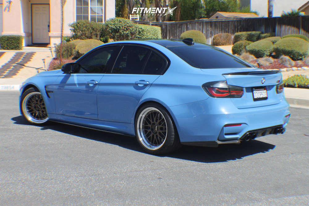 2017 BMW M3 Base with 19x9.5 BBS Lm and Michelin 255x35 on Coilovers ...