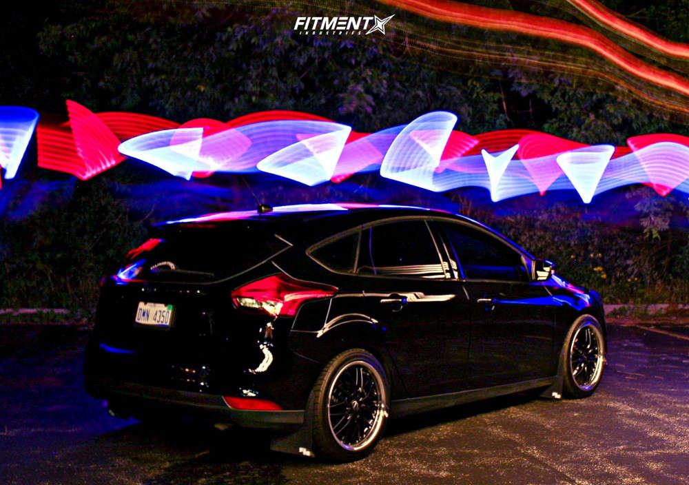 2017 Ford Focus SE with 18x8.5 MRR Gt1 and Nitto 235x40 on Lowering ...