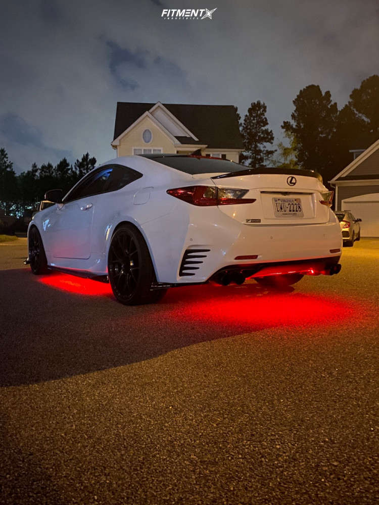 2016 Lexus RC350 F Sport with 20x8.5 Konig Ampliform and Nitto 255x30 ...