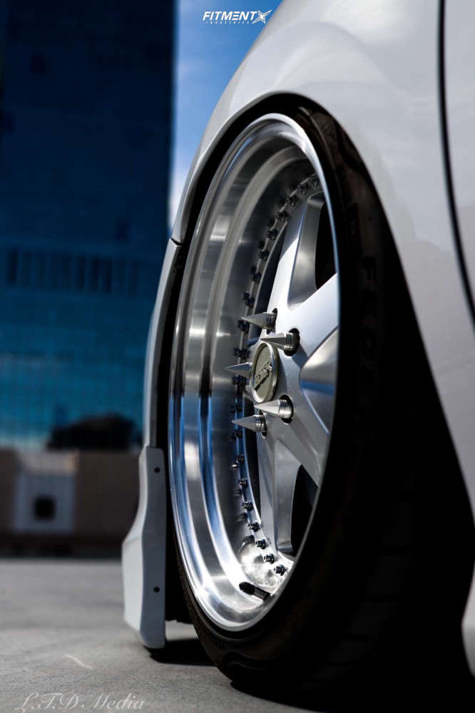 2018 Toyota Camry LE with 19x9.5 ESR SR04 and Federal 235x40 on Air ...