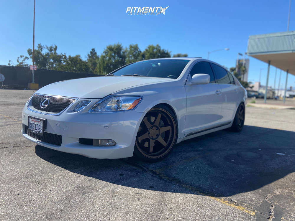 2006 Lexus GS430 4dr Sedan (4.3L 8cyl 6A) with 19x9.5 ESR Sr07 and ...