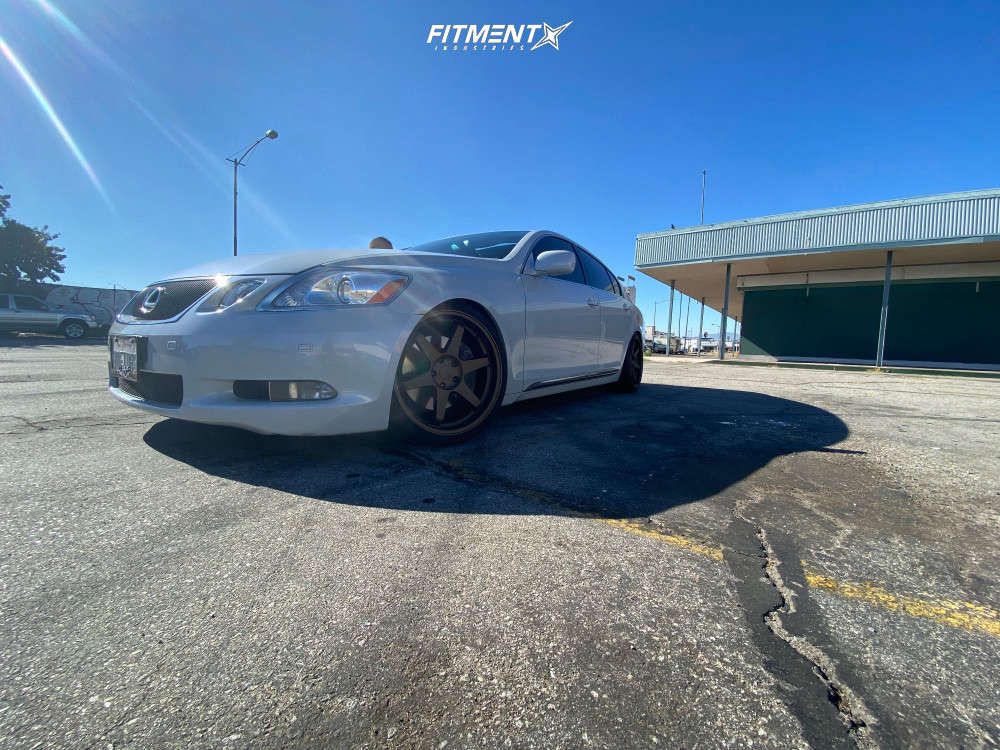 2006 Lexus GS430 4dr Sedan (4.3L 8cyl 6A) with 19x9.5 ESR Sr07 and ...