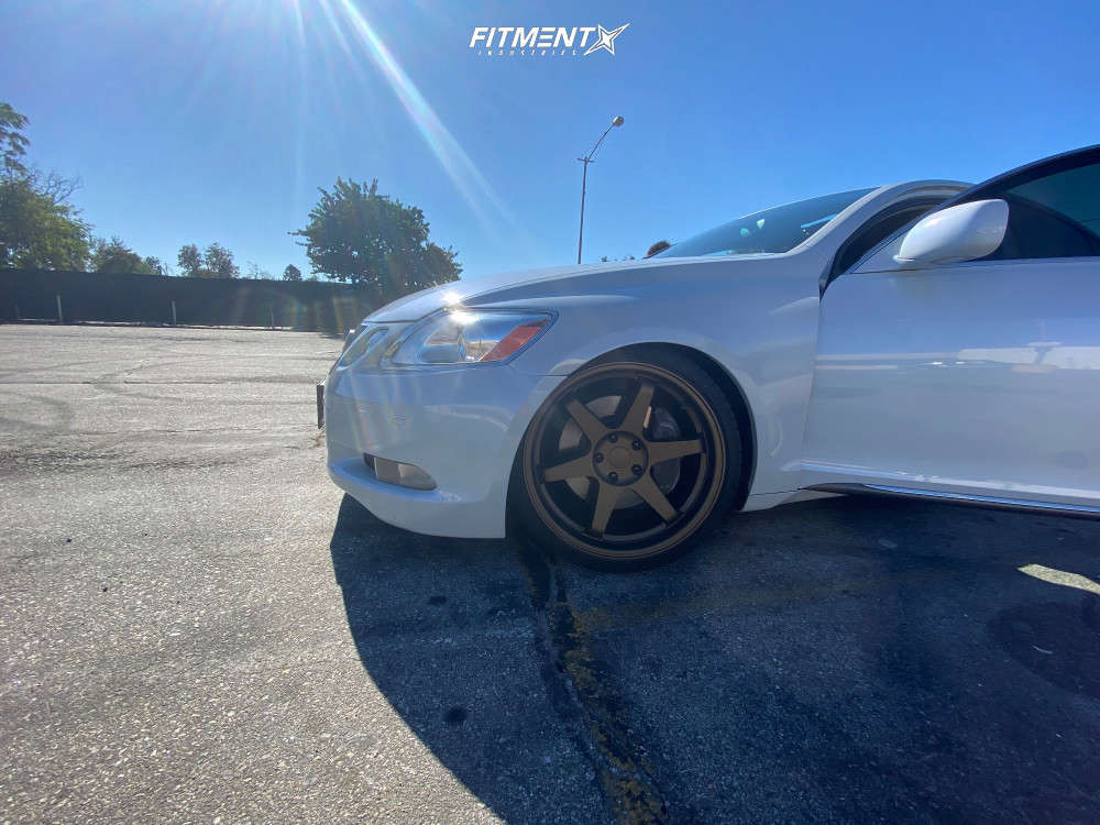 2006 Lexus GS430 4dr Sedan (4.3L 8cyl 6A) with 19x9.5 ESR Sr07 and ...