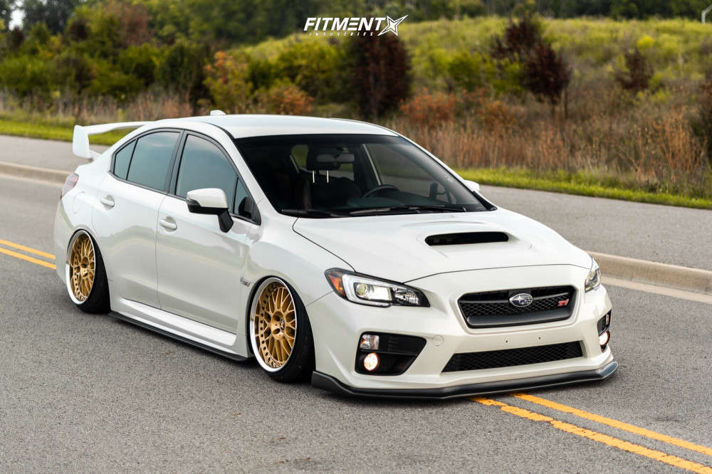 2017 Subaru WRX STI Base with 18x10.5 Work Vs Xx and Federal 225x35 on ...