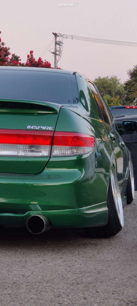 2004 Honda Accord EX with 18x9.5 Work Ryver and Lionhart 215x35 on ...