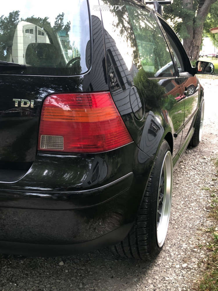 2002 Volkswagen Golf GL with 18x8.5 ESR Cs3 and Nankang 215x40 on ...