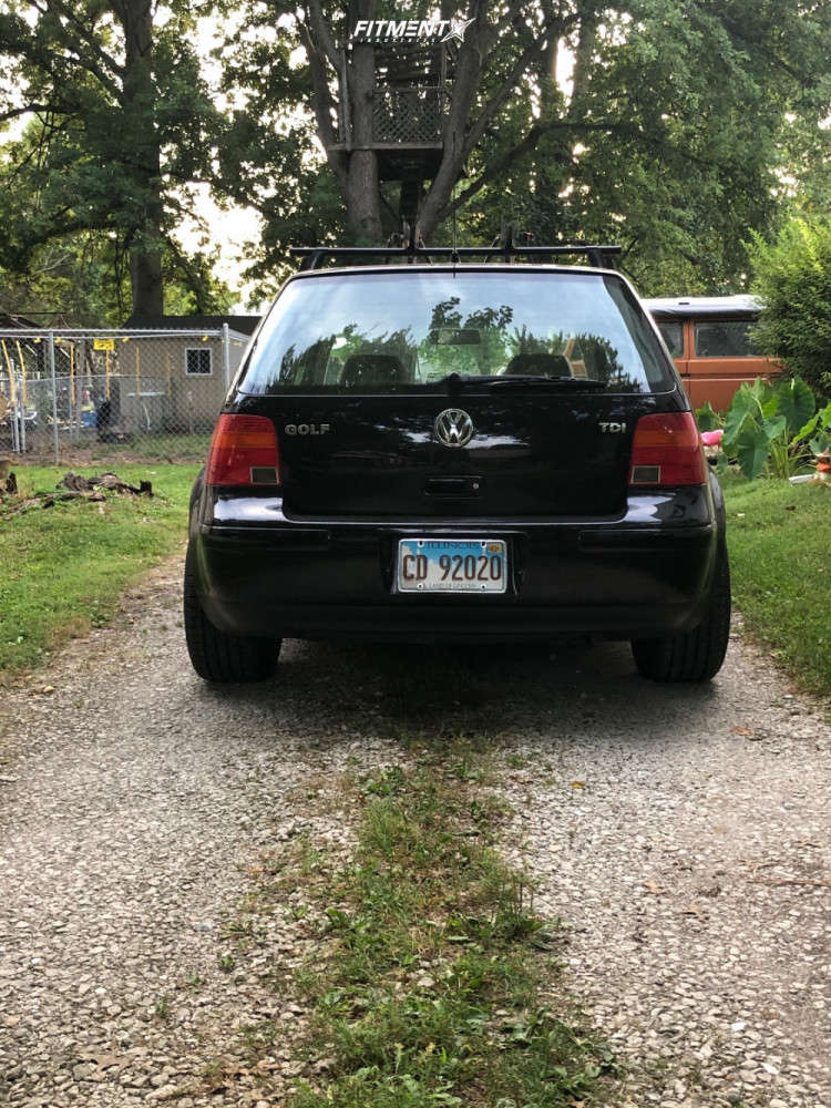 2002 Volkswagen Golf GL with 18x8.5 ESR Cs3 and Nankang 215x40 on ...