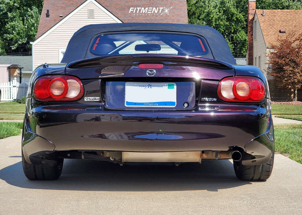 2004 Mazda Miata LS with 15x8 JNC Jnc013 and Nitto 205x50 on Coilovers ...