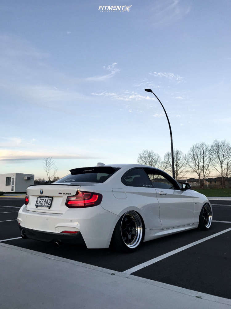2015 BMW M235i Base with 18x8.5 ESR Sr06 and Dunlop 225x40 on Coilovers ...