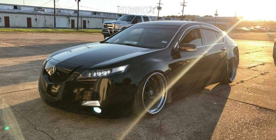 2010 Acura TL SH-AWD with 20x10.5 Avant Garde F110 and Toyo Tires ...