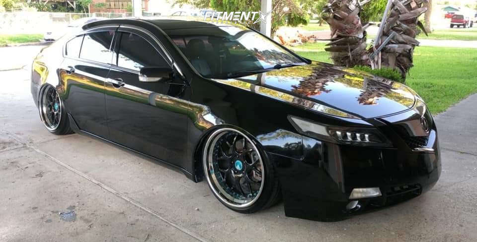 2010 Acura TL SH-AWD with 20x10.5 Avant Garde F110 and Toyo Tires ...