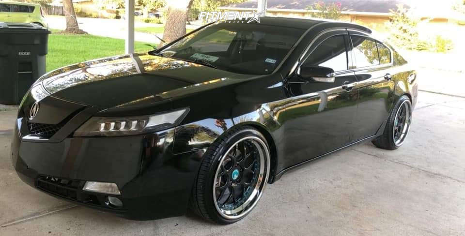 2010 Acura TL SH-AWD with 20x10.5 Avant Garde F110 and Toyo Tires ...