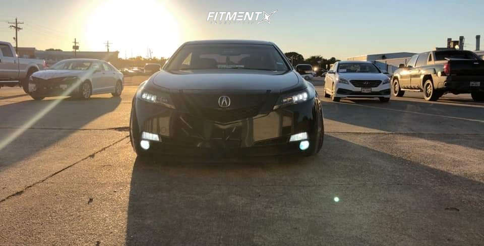 2010 Acura TL SH-AWD with 20x10.5 Avant Garde F110 and Toyo Tires ...