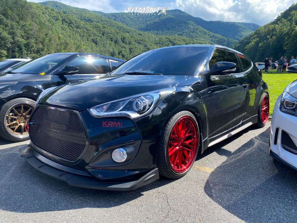 2016 Hyundai Veloster Turbo with 18x8.5 XXR 571 and Arroyo 225x40 on ...