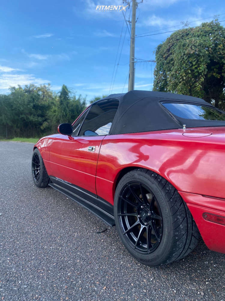 1991 Mazda MX-5 Miata Base with 15x9 Advanti Racing Storm S1 and ...