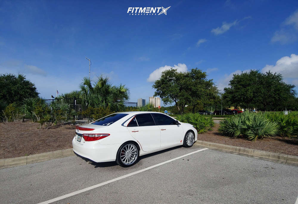 2016 Toyota Camry SE with 20x8.5 Ruff R3 and Sentury 245x35 on Lowering ...