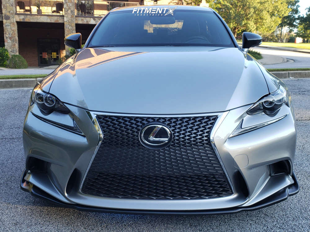 2015 Lexus IS250 F Sport with 20x8.5 Curva C42 and Delinte 235x35 on ...