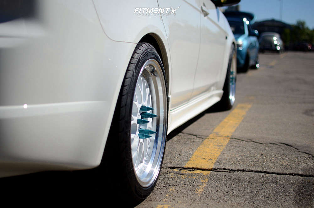 2009 Mitsubishi Lancer Ralliart with 18x8.5 ESR Sr01 and Lanvigator ...