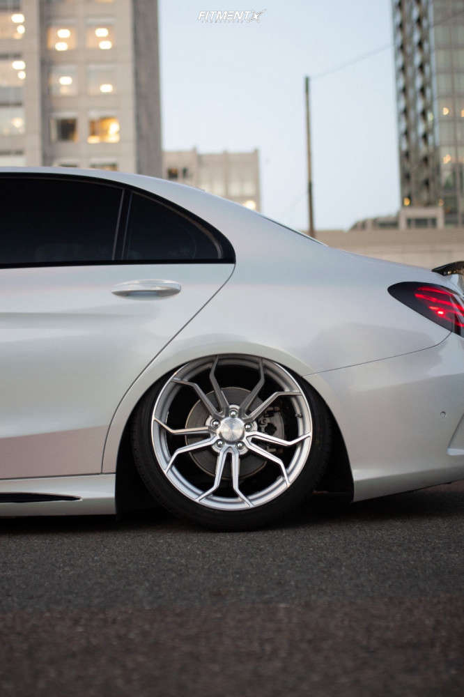 2015 Mercedes-Benz C400 4Matic with 19x9.5 Avant Garde M632 and ...