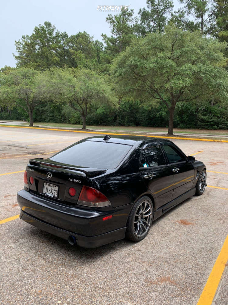 2001 Lexus IS300 Base with 18x8.5 Work Emotion and Toyo Tires 255x35 on ...