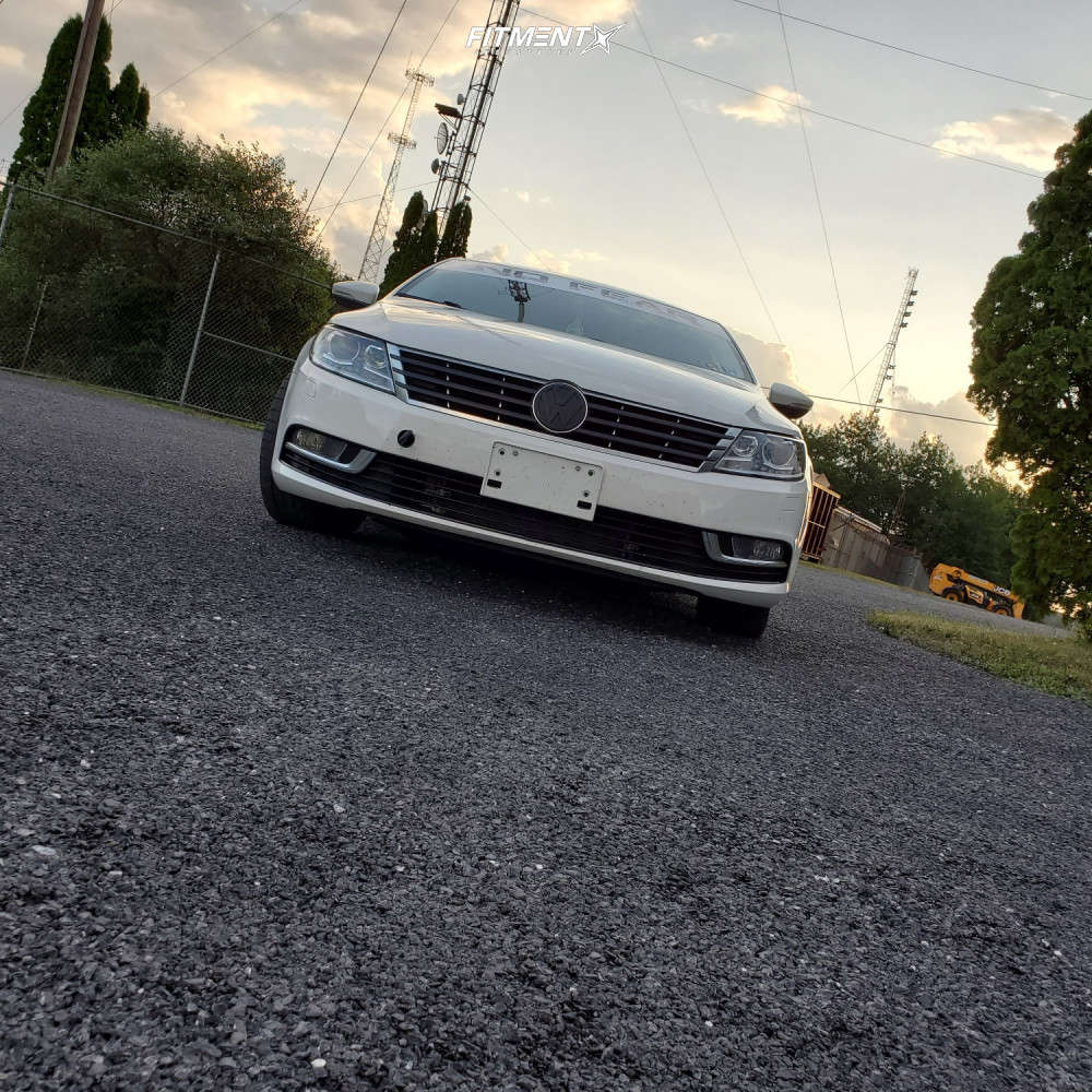 2015 Volkswagen CC Sport with 19x8.5 Rotiform Blq and Dunlop 235x35 on ...