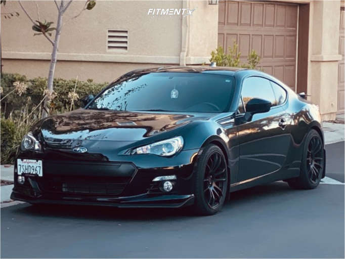 2015 Subaru BRZ Limited with 18x8.5 AVID1 AV20 and Hankook 225x40 on Lowering Springs | 1253960 ...
