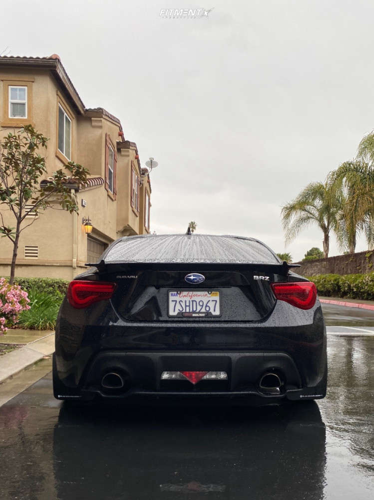 2015 Subaru BRZ Limited with 18x8.5 AVID1 AV20 and Hankook 225x40 on Lowering Springs | 1253960 ...