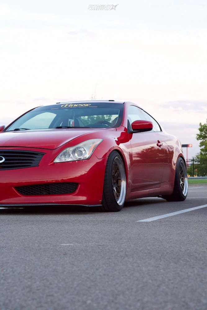 2009 INFINITI G37 X with 18x9.5 Aodhan DS06 and Achilles 235x40 on ...