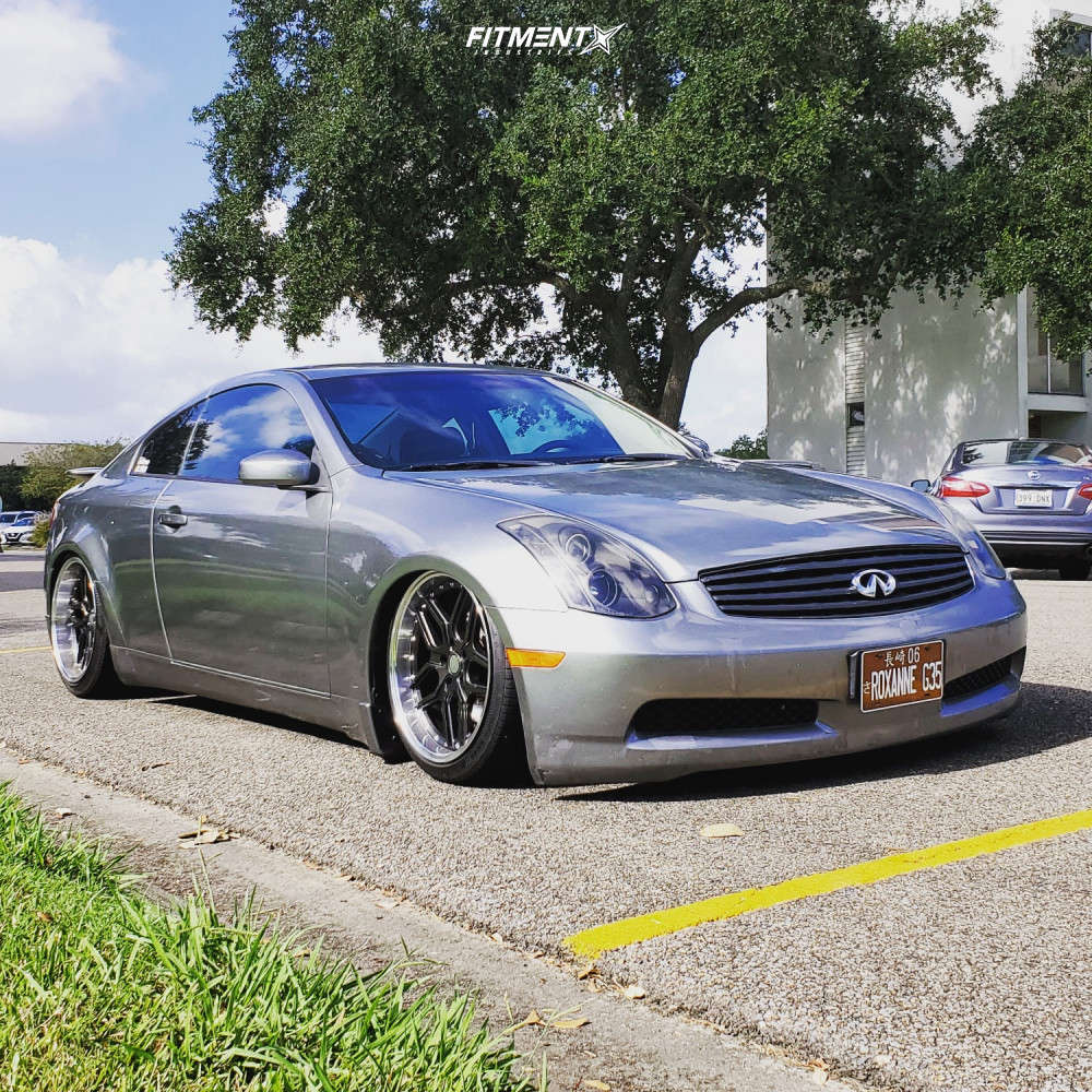2006 INFINITI G35 2dr Coupe (3.5L 6cyl 6M) with 19x9.5 ESR CS15 and ...