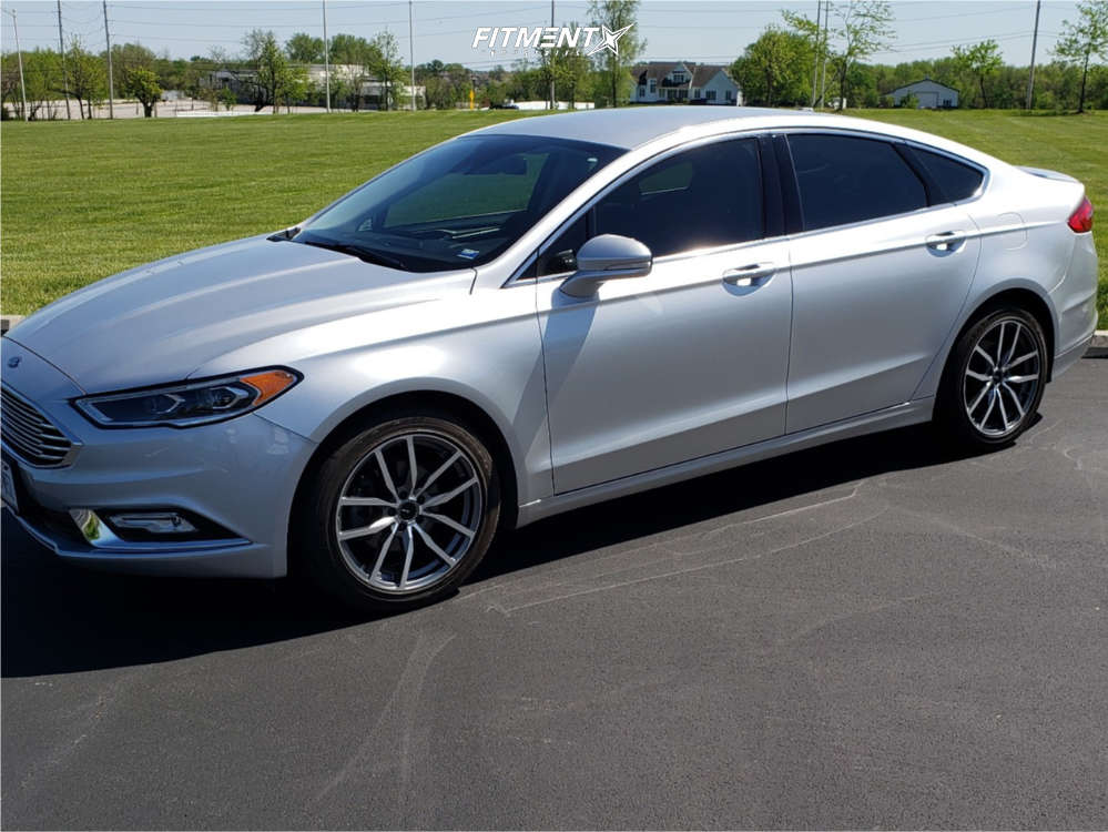 2017 Ford Fusion Titanium with 18x8 Advanti Racing Rasato and Goodyear ...