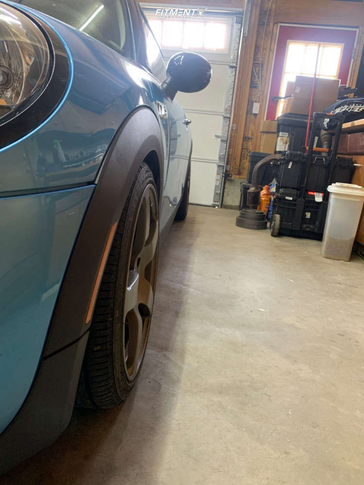 2015 Mini Cooper Coupe S with 18x7.5 Neuspeed Rse05 and Nankang 205x40 ...