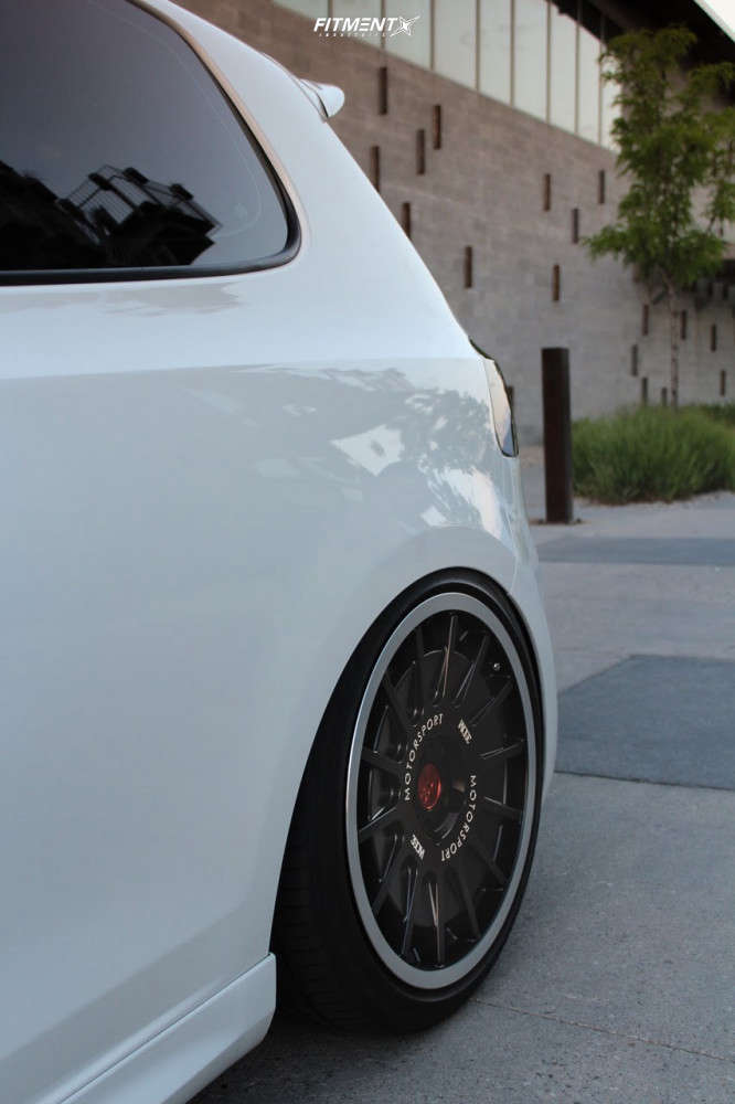 2012 Volkswagen Golf R Base with 18x8.5 3SDM 0.66 and Goodyear 225x40 ...