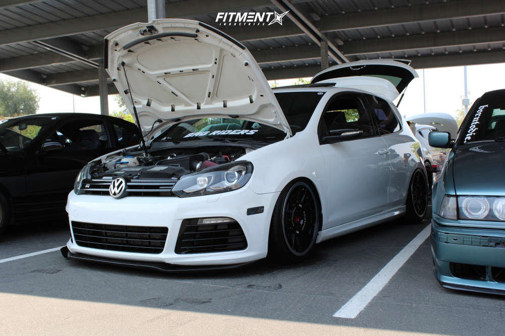 2012 Volkswagen Golf R Base with 18x8.5 3SDM 0.66 and Goodyear 225x40 ...