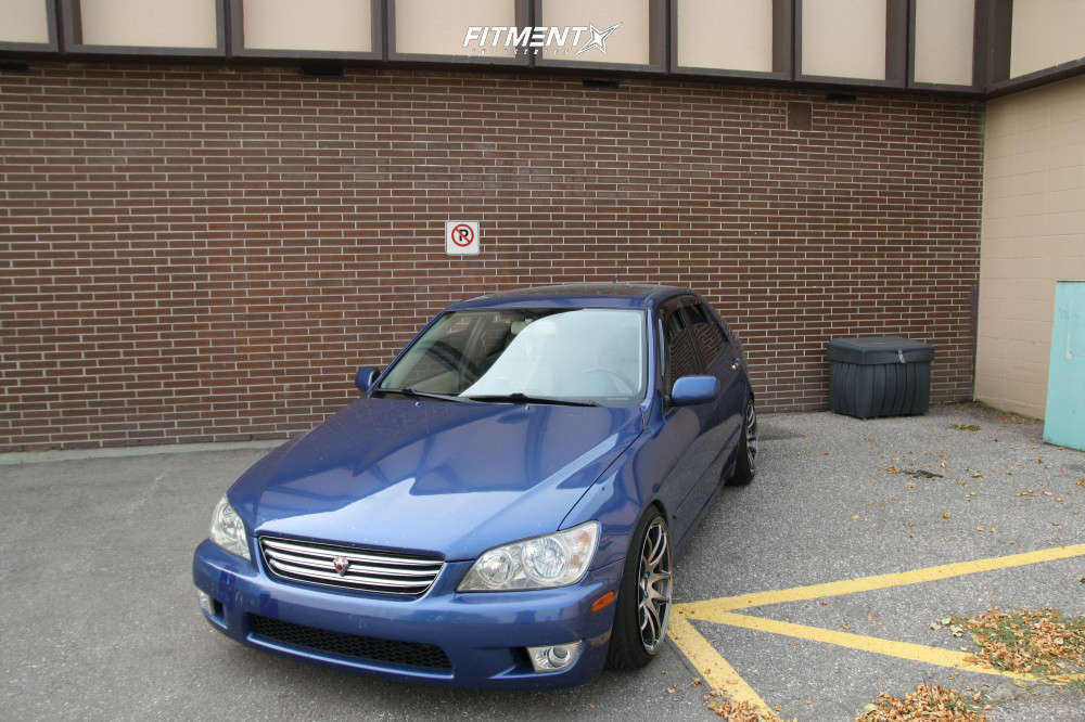 2002 Lexus IS300 Base with 18x9.5 Work Emotion Cr Kiwami and Nankang ...