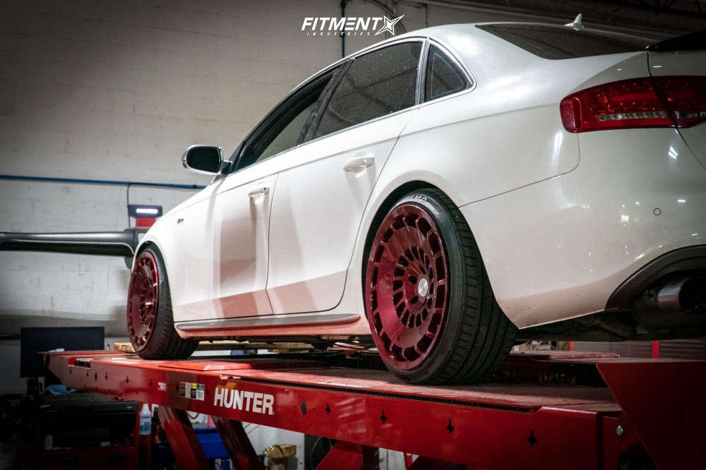 2011 Audi S4 Base with 19x11 Rotiform Ccv and Toyo Tires 235x35 on Air ...