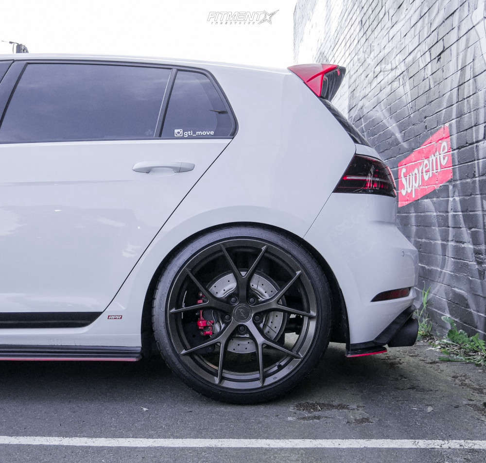 2019 Volkswagen GTI SE with 19x9.5 Koya SF10 and Hankook 245x35 on ...